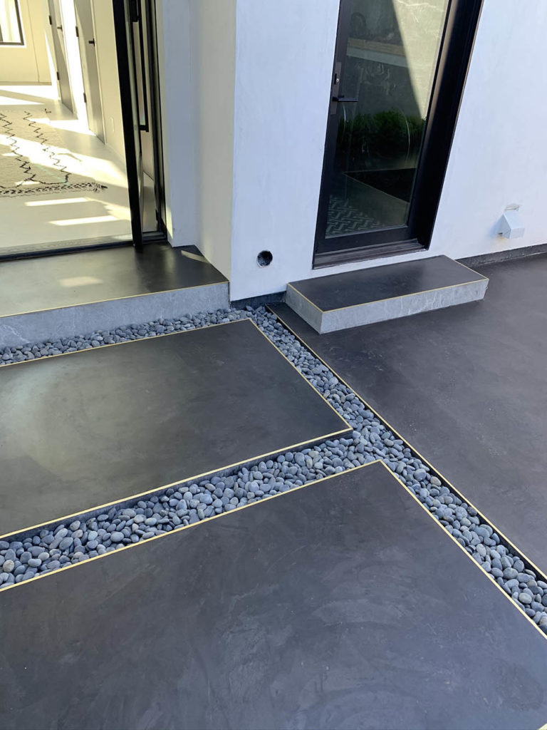 Microtopping Outdoors - Los Angeles Microcement